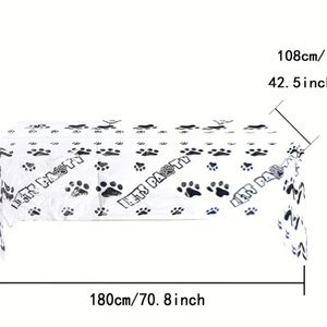 Red Dress Boutique | Party Supplies | New Dog Paw Prints Theme Party ...